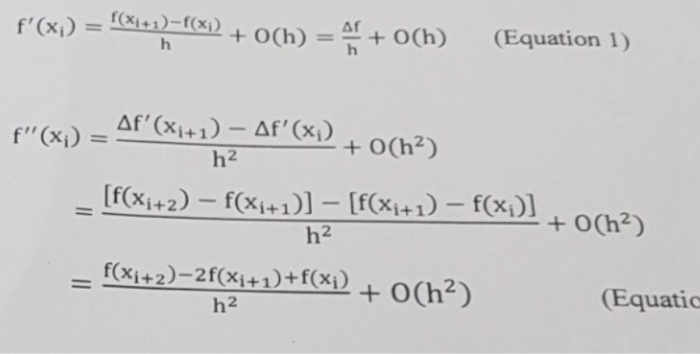 Solved The first order derivative of a function, f, could be | Chegg.com