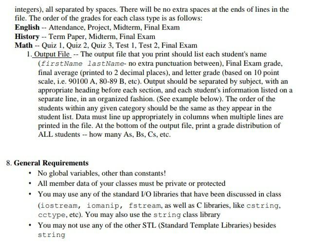 5. Write a class called StudentList, which will be | Chegg.com