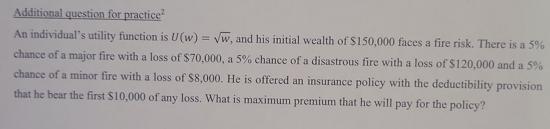 Solved Additional question for practice ?2An individual's | Chegg.com