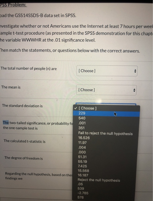 SPSS Problem: Load the GSS14SSDS-B data set in SPSS. | Chegg.com