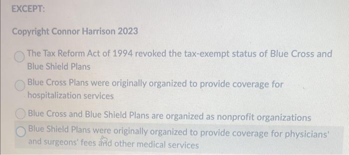 Solved Which of the following statements about reciprocal | Chegg.com
