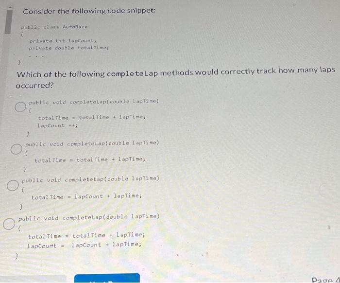 Solved Consider the following code snippet: cotncoin1= nul1 | Chegg.com