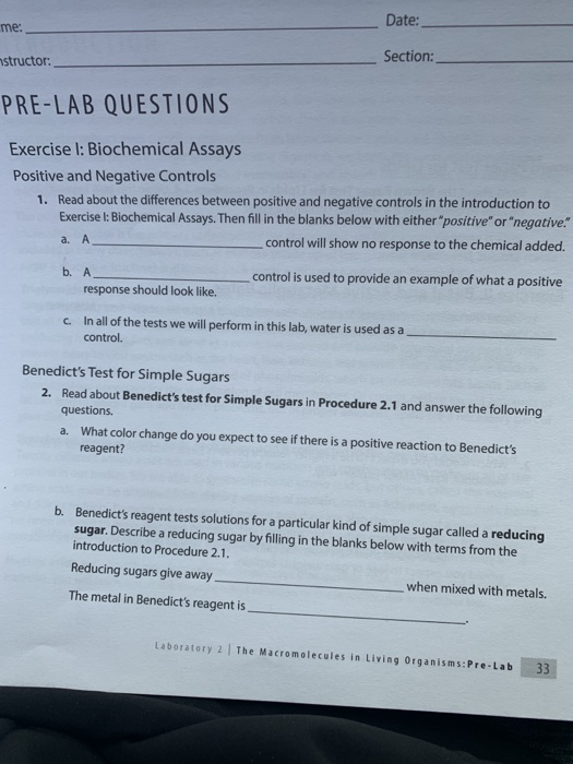 me: Date: structor: Section: PRE-LAB QUESTIONS | Chegg.com me: Date: structor: Section: PRE-LAB QUESTIONS | Chegg.com