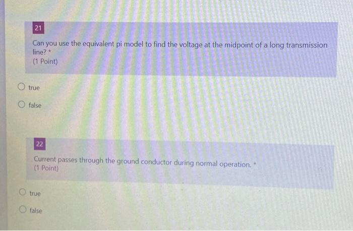 Solved 21 Can you use the equivalent pi model to find the | Chegg.com