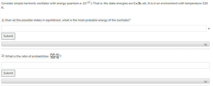 Solved Consider simple harmonic oscillator with energy | Chegg.com