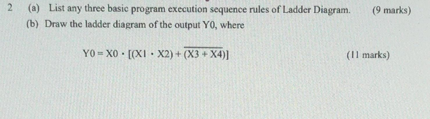 (a) List any three basic program execution sequence | Chegg.com