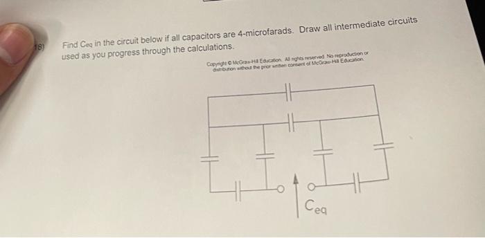 Solved Find Coq in the circuit below if all capacitors are | Chegg.com