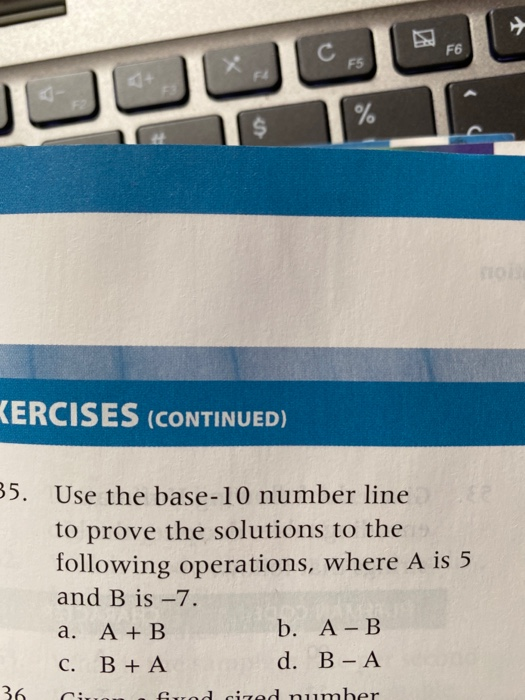 Solved KERCISES (CONTINUED) 35. Use the base-10 number line | Chegg.com