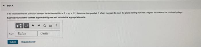 Solved The two blocks A and B have weights WA = 72 lb and WB | Chegg.com