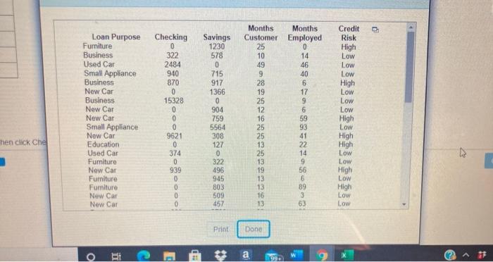 Solved Use the given data to classify the record below using | Chegg.com