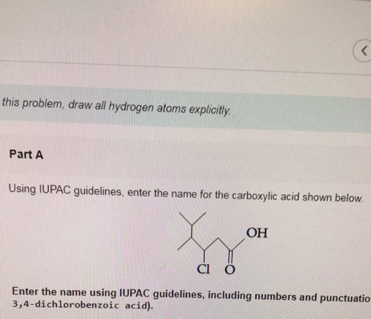Solved this problem, draw all hydrogen atoms explicitly.Part | Chegg.com