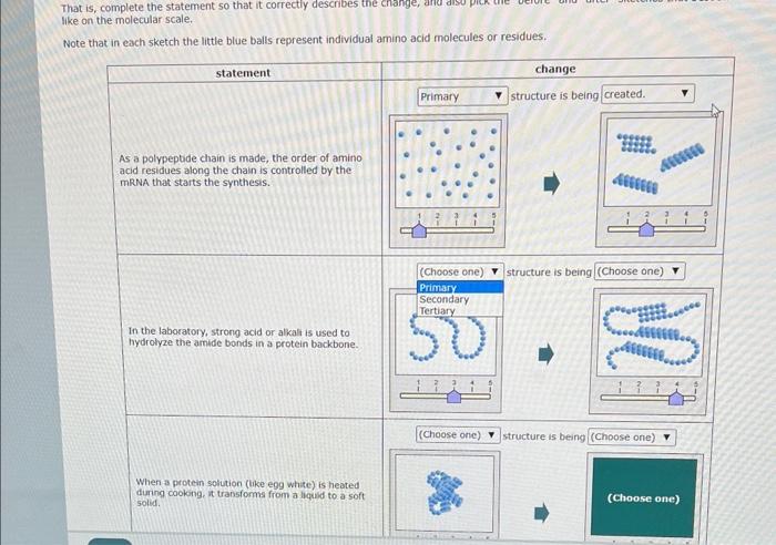 Solved Each statement in the first column of the table below | Chegg.com