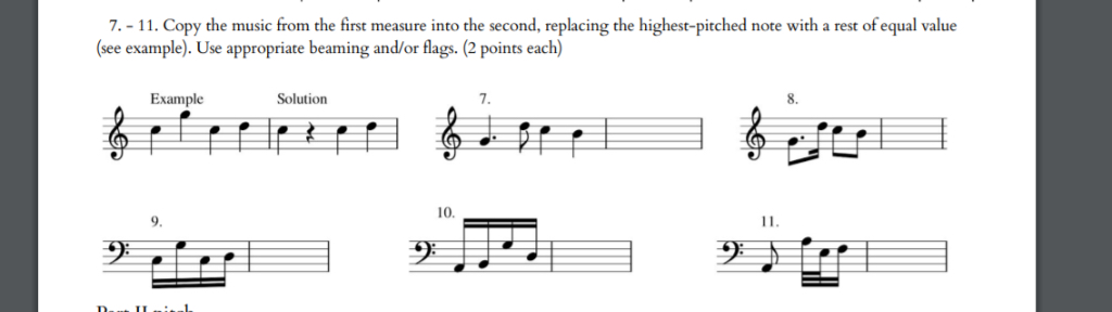 Copy the music from the first measure into the | Chegg.com