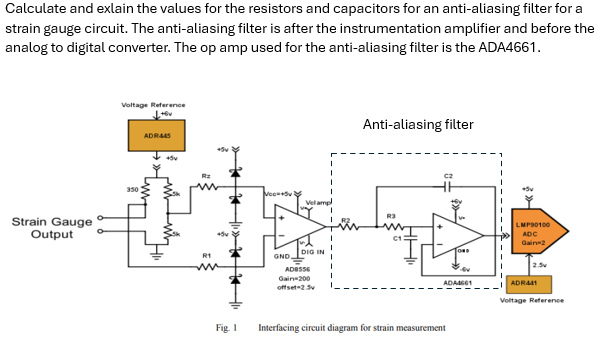 Calculate and exlain the values for the resistors and | Chegg.com