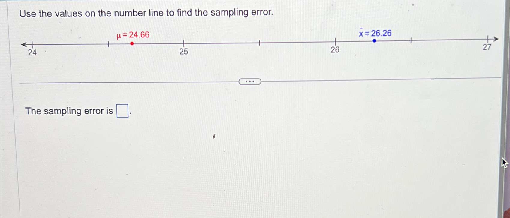 Solved Use the values on the number line to find the | Chegg.com