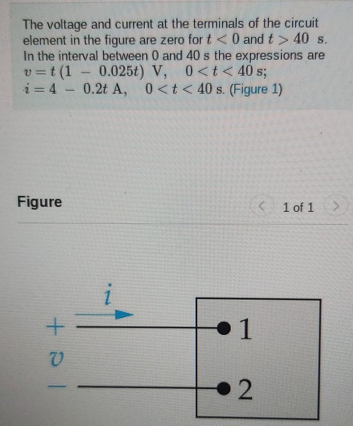 Solved A) Calculate the net energy delivered to the circuit | Chegg.com