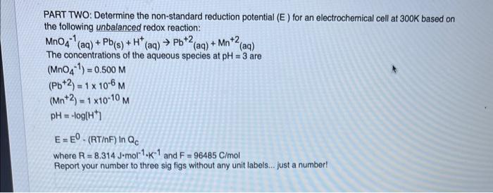 Solved PART TWO: Determine the non-standard reduction | Chegg.com