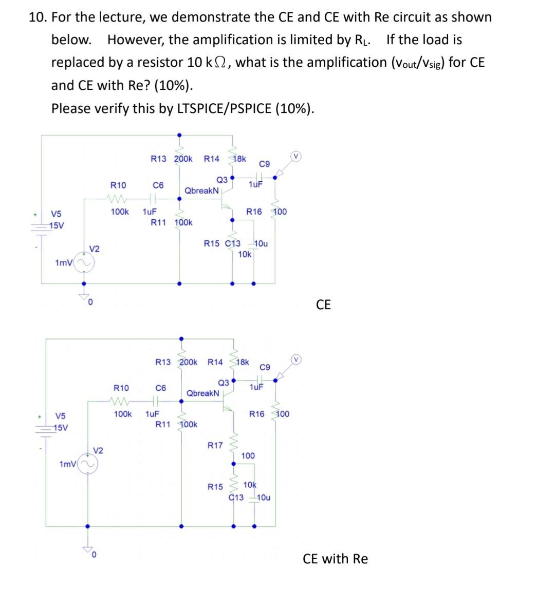 Solved 10. For the lecture, we demonstrate the CE and CE | Chegg.com