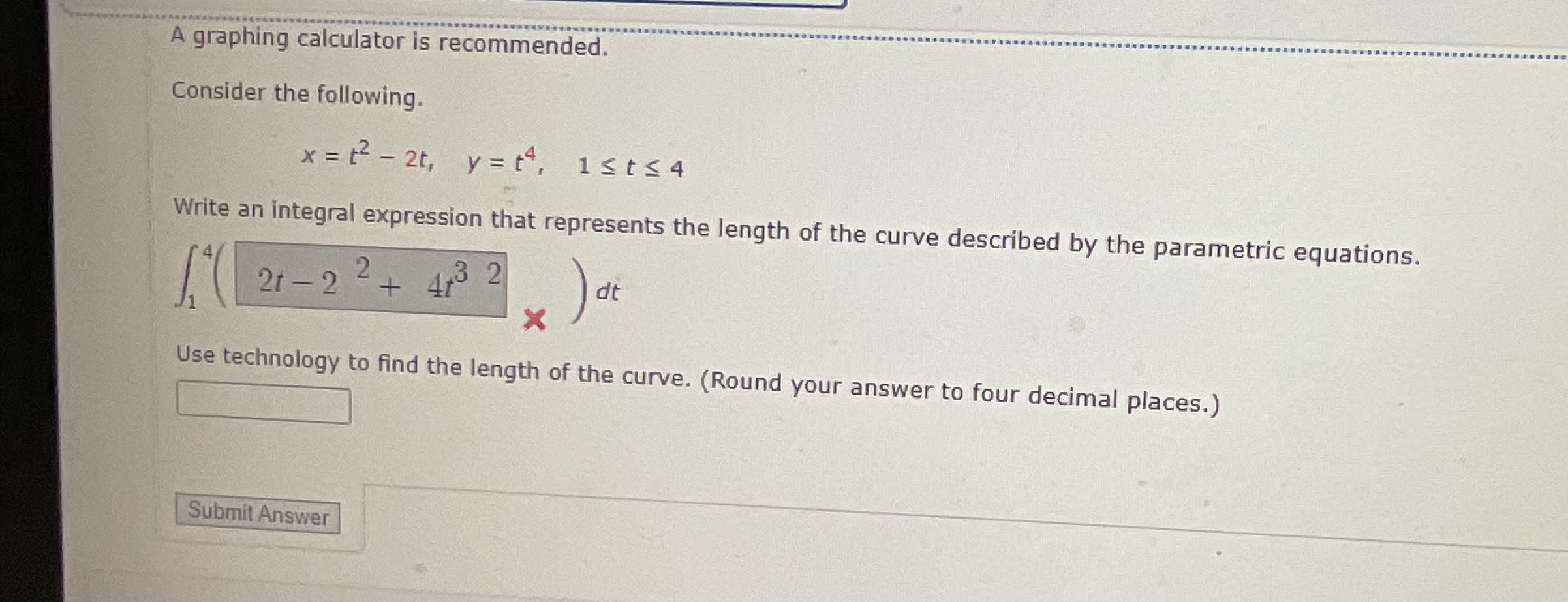 Solved A graphing calculator is recommended.Consider the | Chegg.com