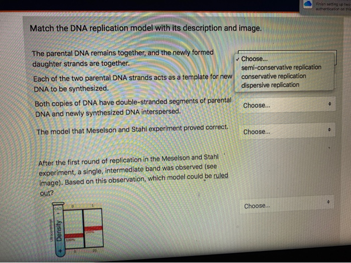 Solved Finish setting up two authentication on this Match | Chegg.com