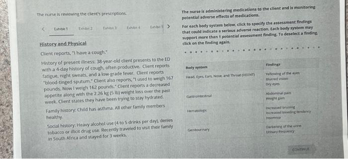 The nurse is reviewing the esent's prescriptions. | Chegg.com