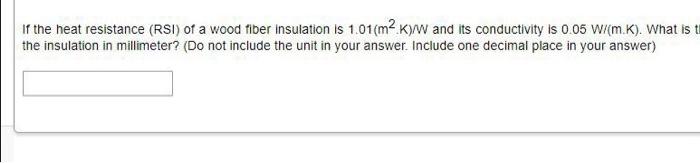 Solved We have the following exterior wall assembly. If the | Chegg.com