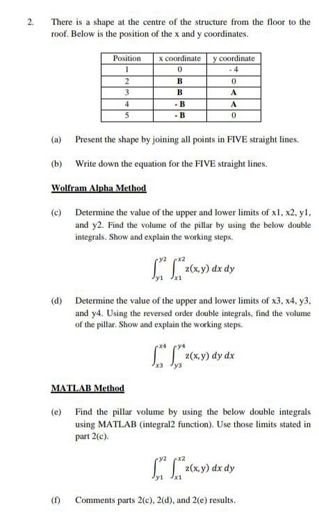 Solved Question 1 That is A =3 and B=2 Use thses values of A | Chegg.com