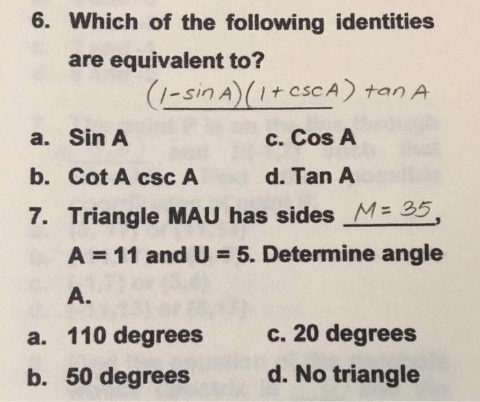 Solved Solve these problems (Complete Solution) and choose | Chegg.com