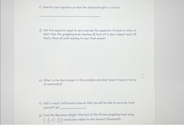 - Understanding the Problem 1) Vertical motion can be | Chegg.com