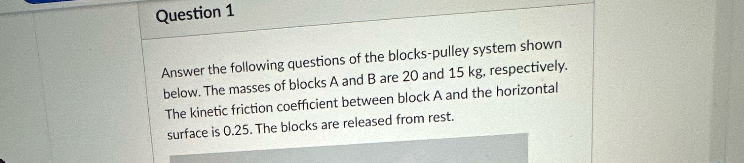 Question 1answer The Following Questions Of The 