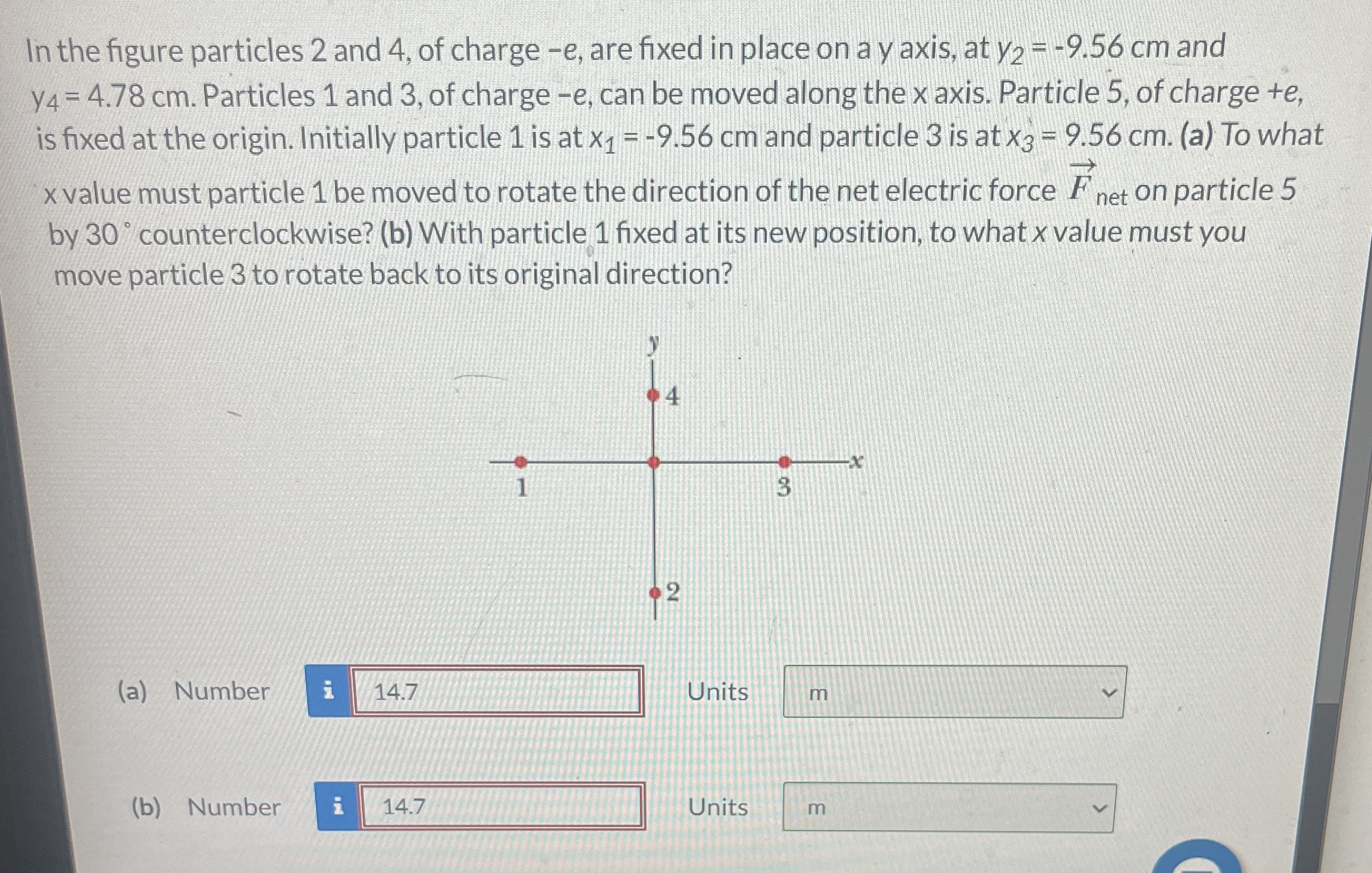 Solved In the figure particles 2 ﻿and 4 , ﻿of charge -e, | Chegg.com