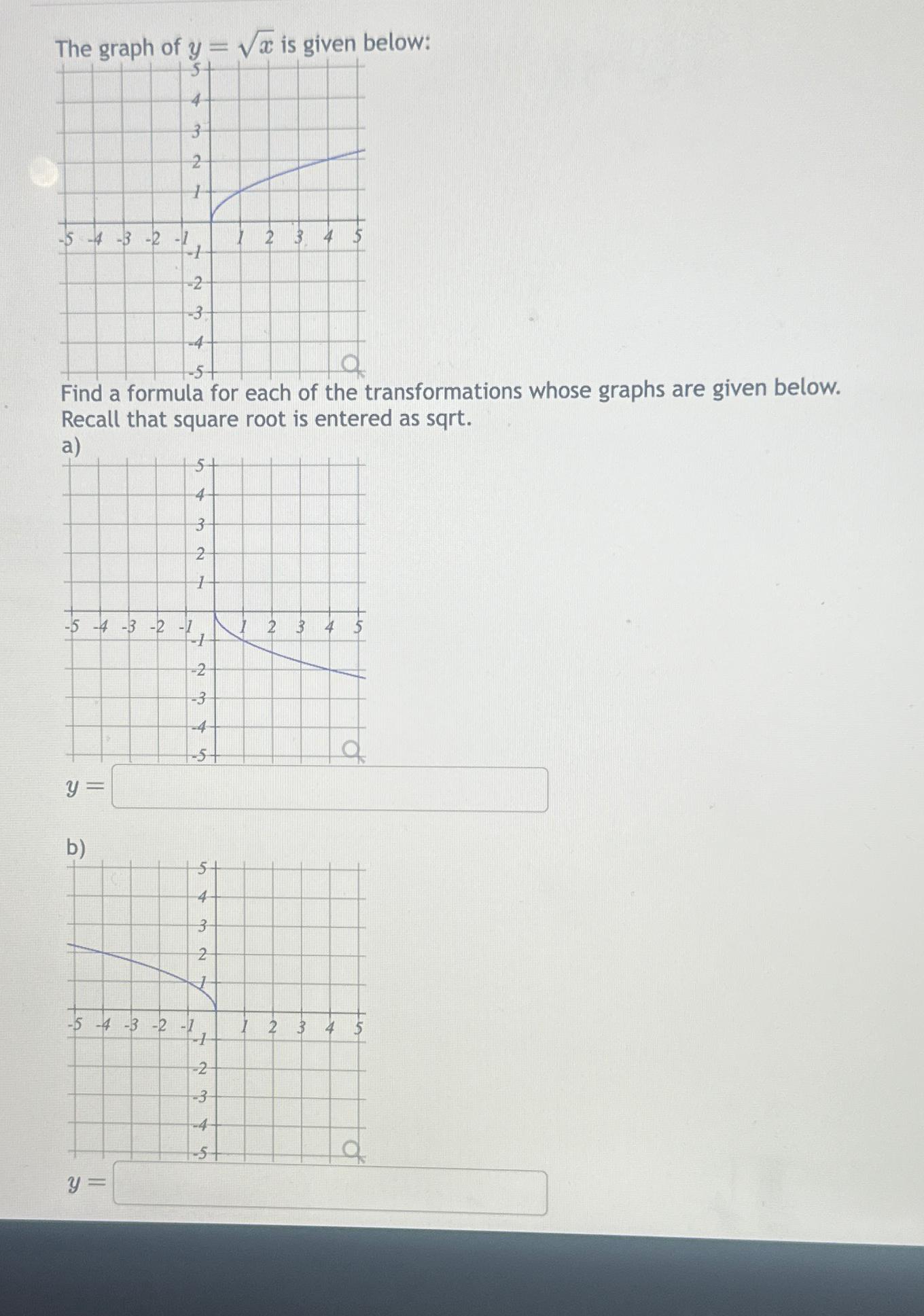 Solved Find a formula for each of the transformations whose | Chegg.com