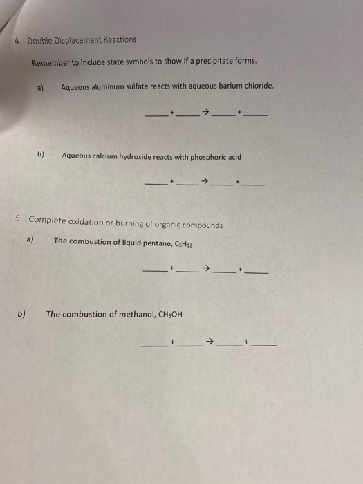 Solved Name: Date: Section: CHEMICAL EQUATIONS: A Study | Chegg.com