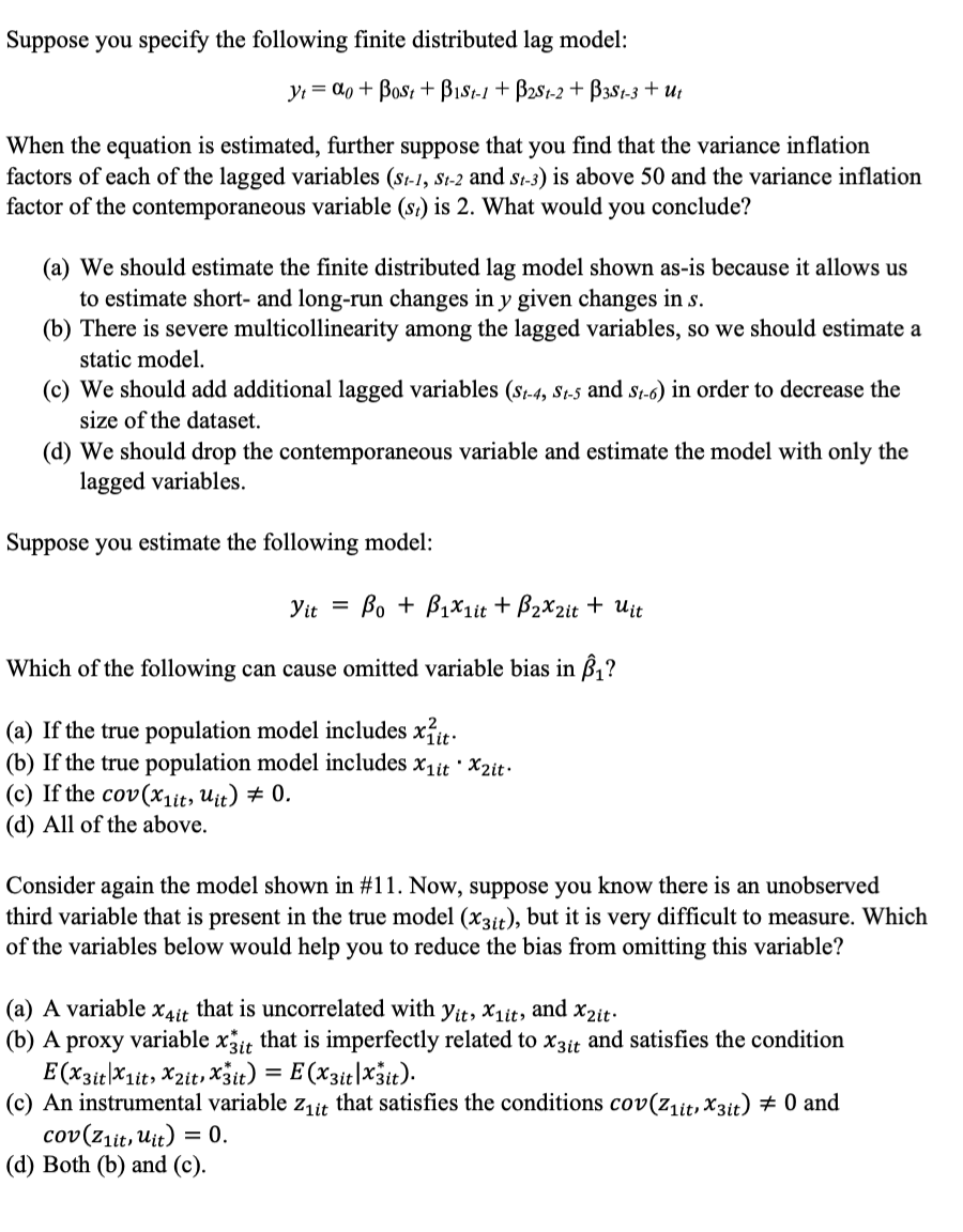 Solved Suppose you specify the following finite distributed | Chegg.com