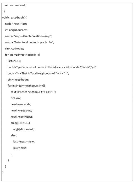 Solved A graph is a non-linear data structure that enables | Chegg.com
