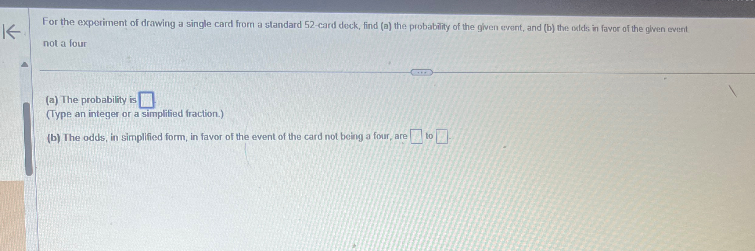 Solved For the experiment of drawing a single card from a | Chegg.com