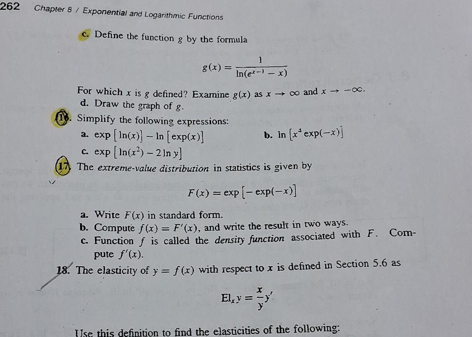 Solved c. Define the function g by the formula | Chegg.com