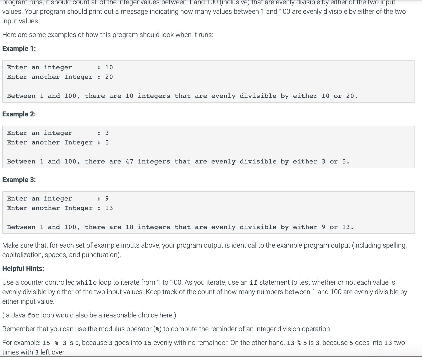 Solved Count divisible between x and Y: step by step and | Chegg.com