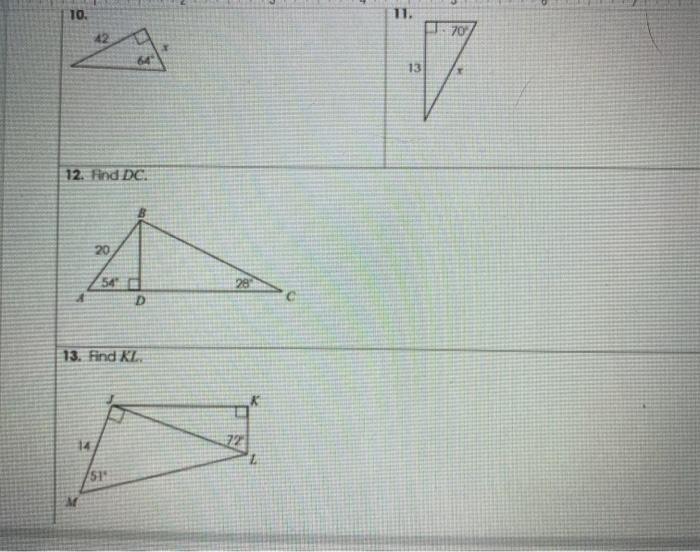Solved unit eight right triangles and trigonometry homework | Chegg.com
