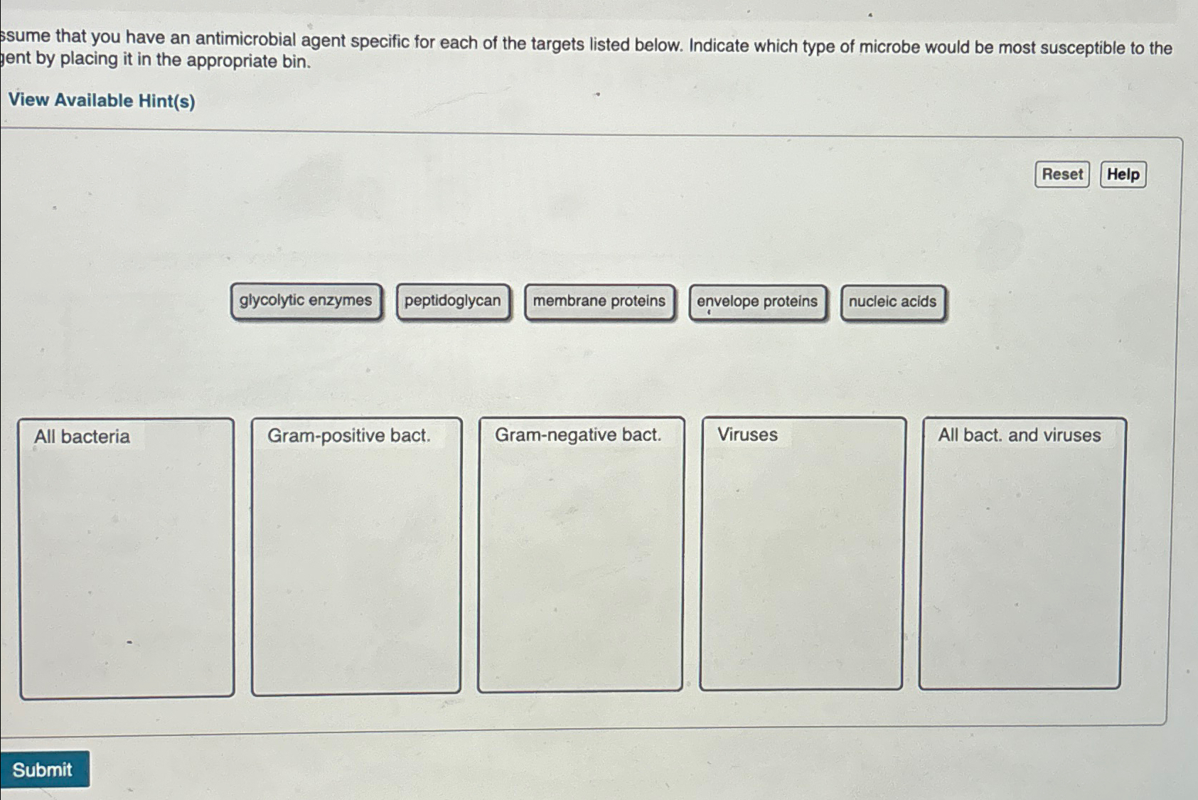 Solved ssume that you have an antimicrobial agent specific | Chegg.com