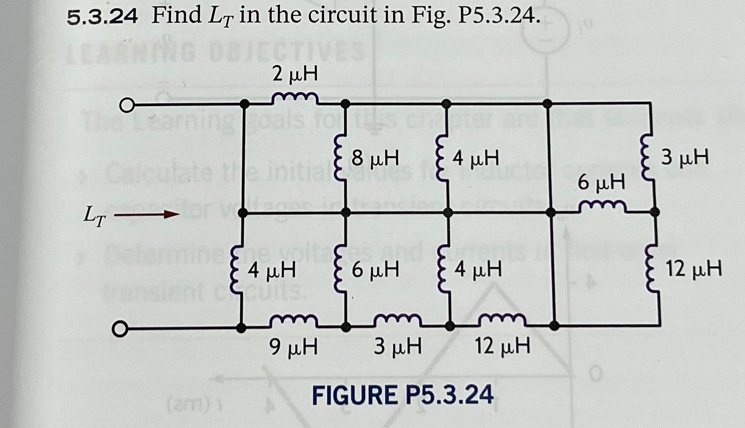 Solved 5.3.24 ﻿Find LT ﻿in the circuit in Fig. P5.3.24. | Chegg.com