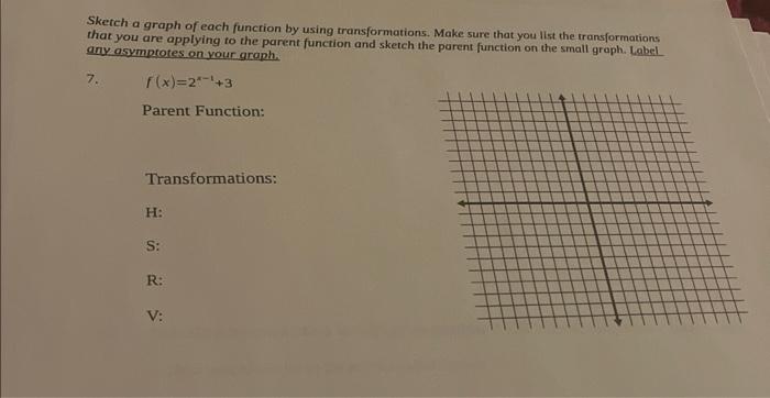 Solved Sketch a graph of each function by using | Chegg.com