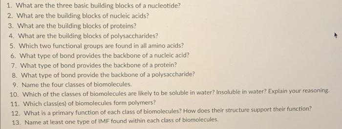Solved 1. What are the three basic building blocks of a | Chegg.com