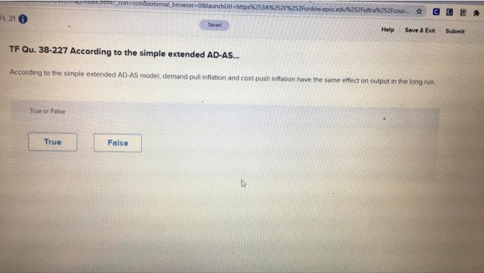Solved AURENT con contexternal browser Olaunchurahttps|6253 | Chegg.com
