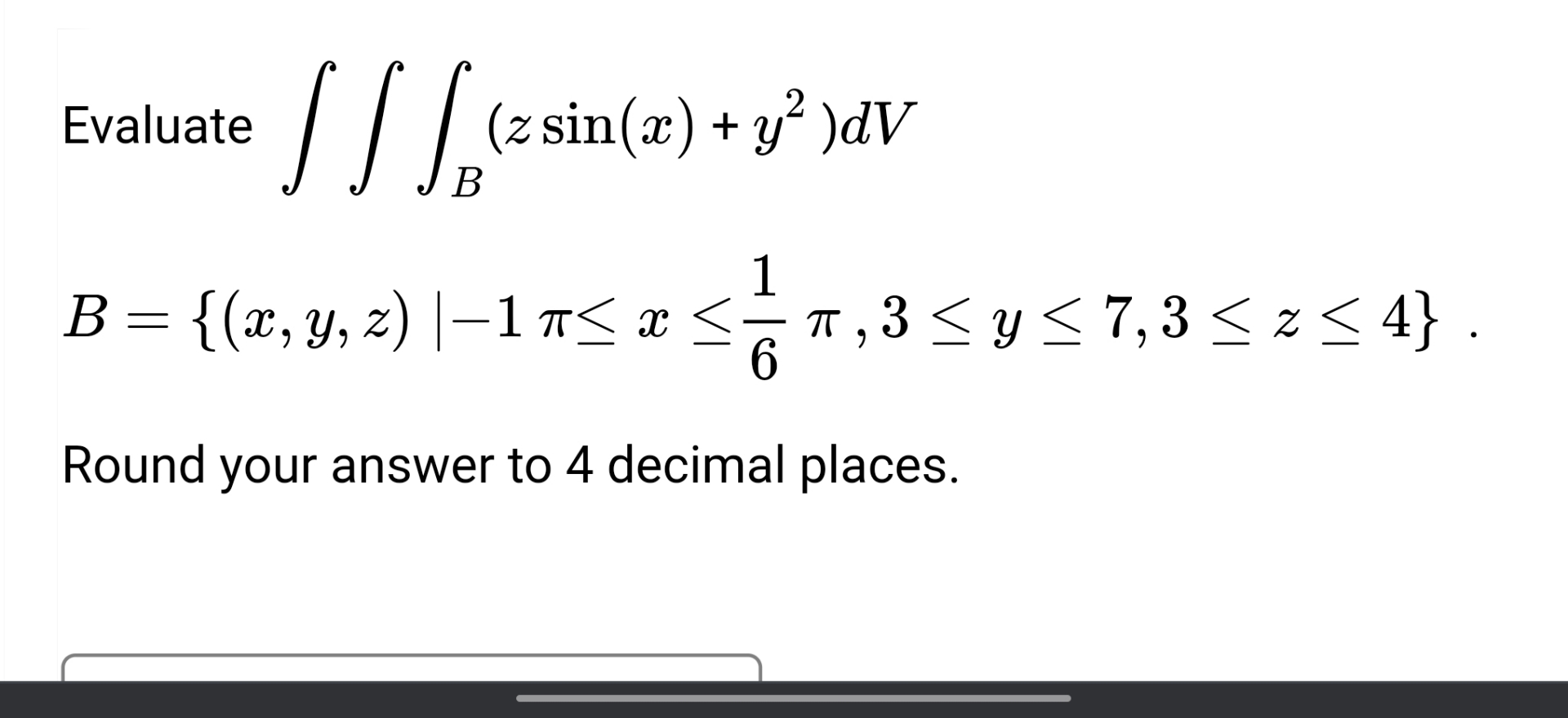 Solved Evaluate | Chegg.com