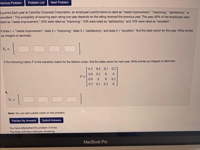 Solved Revious Problem Problem List Next Problem Points 3197