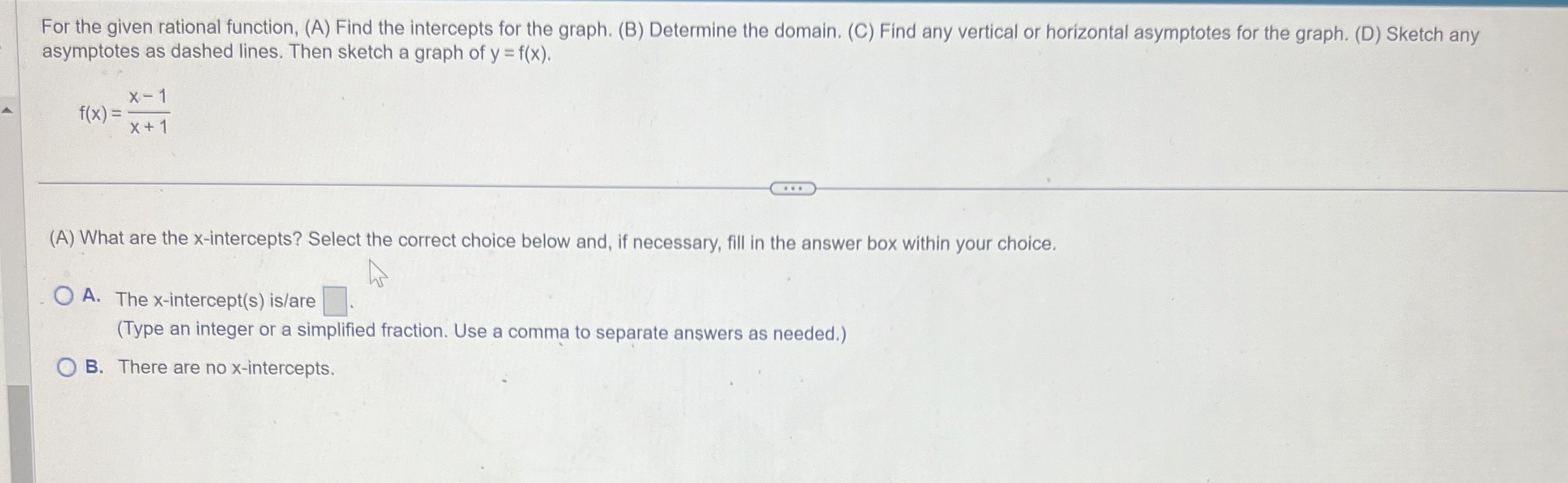 Solved For The Given Rational Function A ﻿find The