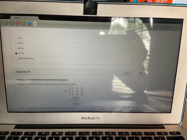 Problem 2: Iterative Solution of Linear Srstents of | Chegg.com