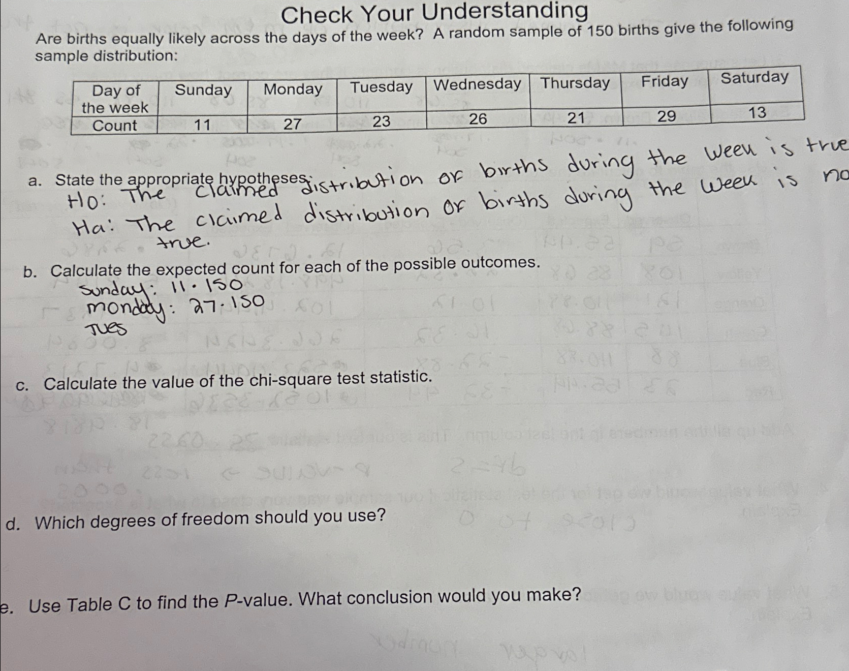 Solved Check Your UnderstandingAre births equally likely | Chegg.com