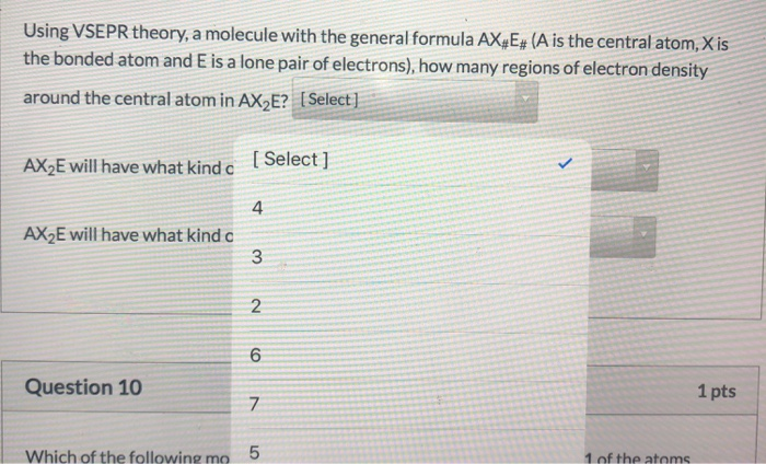 Solved Using VSEPR theory, a molecule with the general | Chegg.com